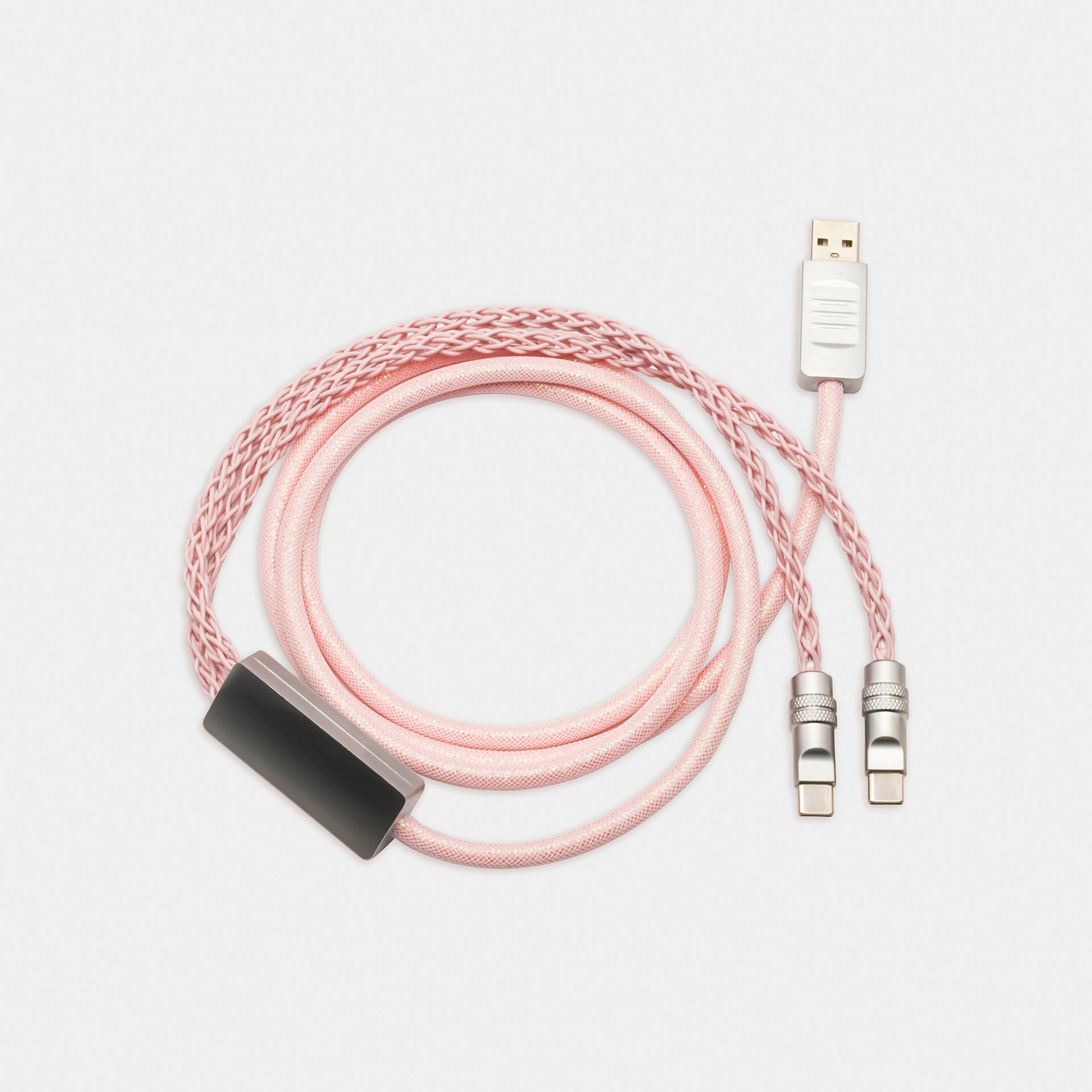 KIBU Split Dual 8K Gaming Cable with RGB – KeebMonkey