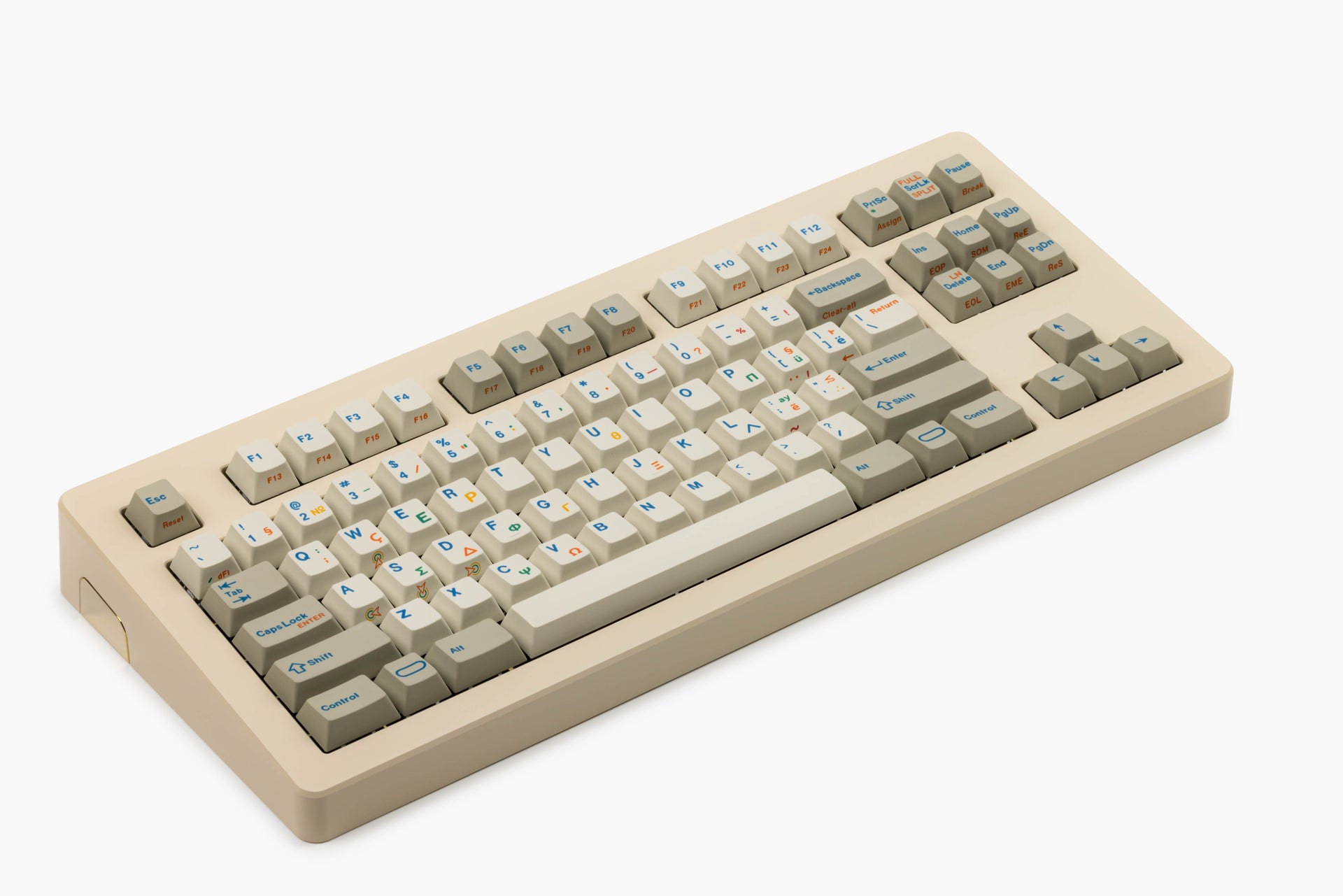 [PBT.FUN-0001] ELE.WORKS 9009 Keycaps with Greek Legends In Stock Run