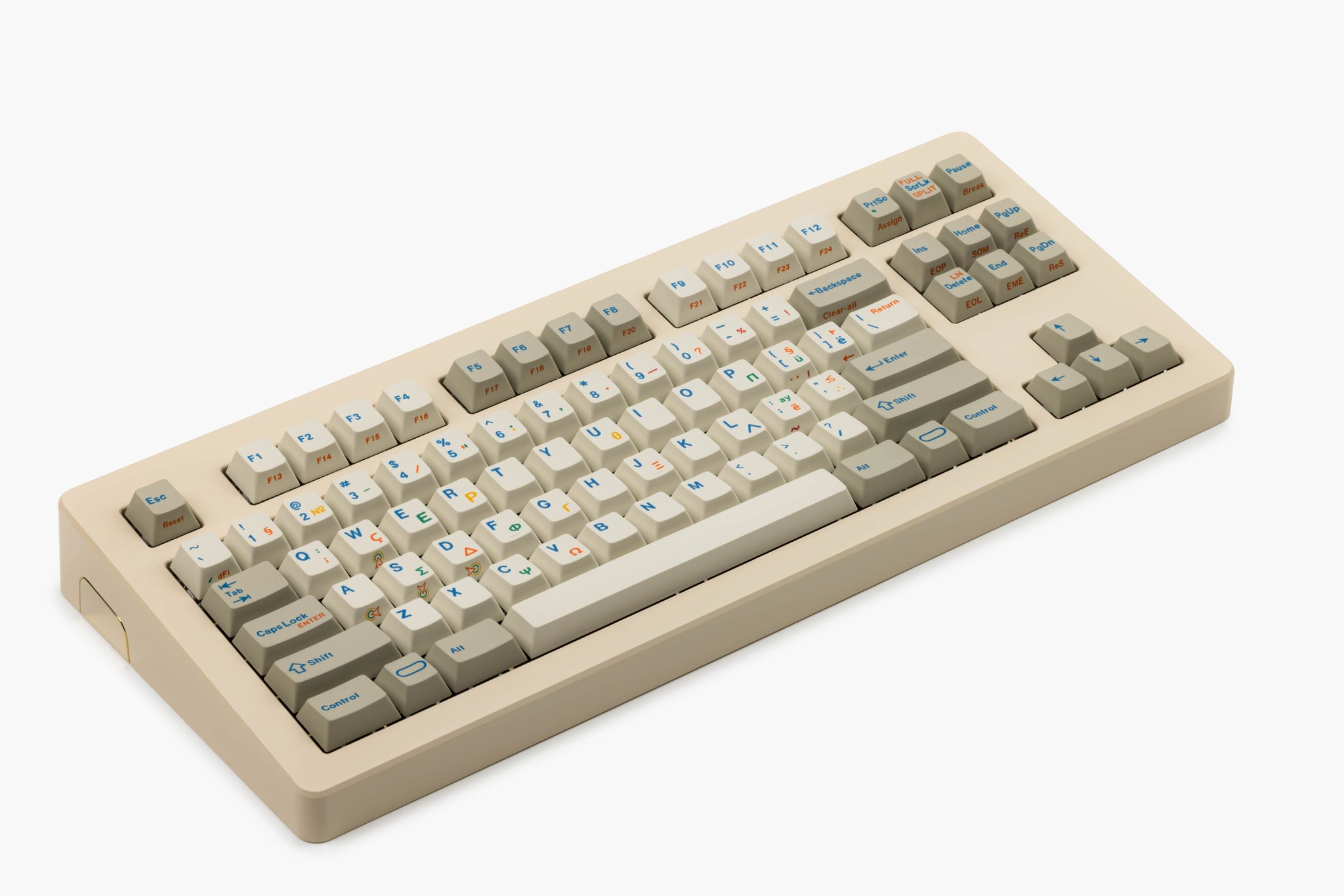 [PBT.FUN-0001] ELE.WORKS 9009 Keycaps with Greek Legends In Stock Run