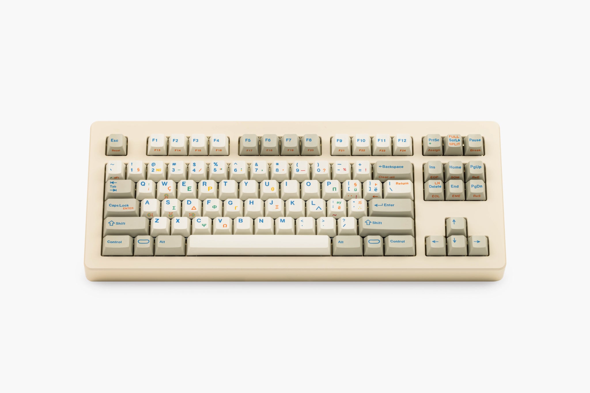 [PBT.FUN-0001] ELE.WORKS 9009 Keycaps with Greek Legends In Stock Run