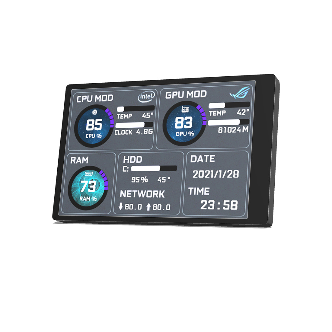 KeebMonkey Turing Smart Display™ PC Status Monitor
