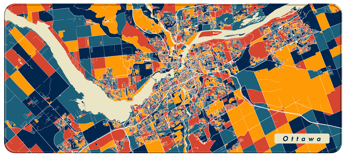 NANAMI DESIGN City Map Desk Mats – KeebMonkey