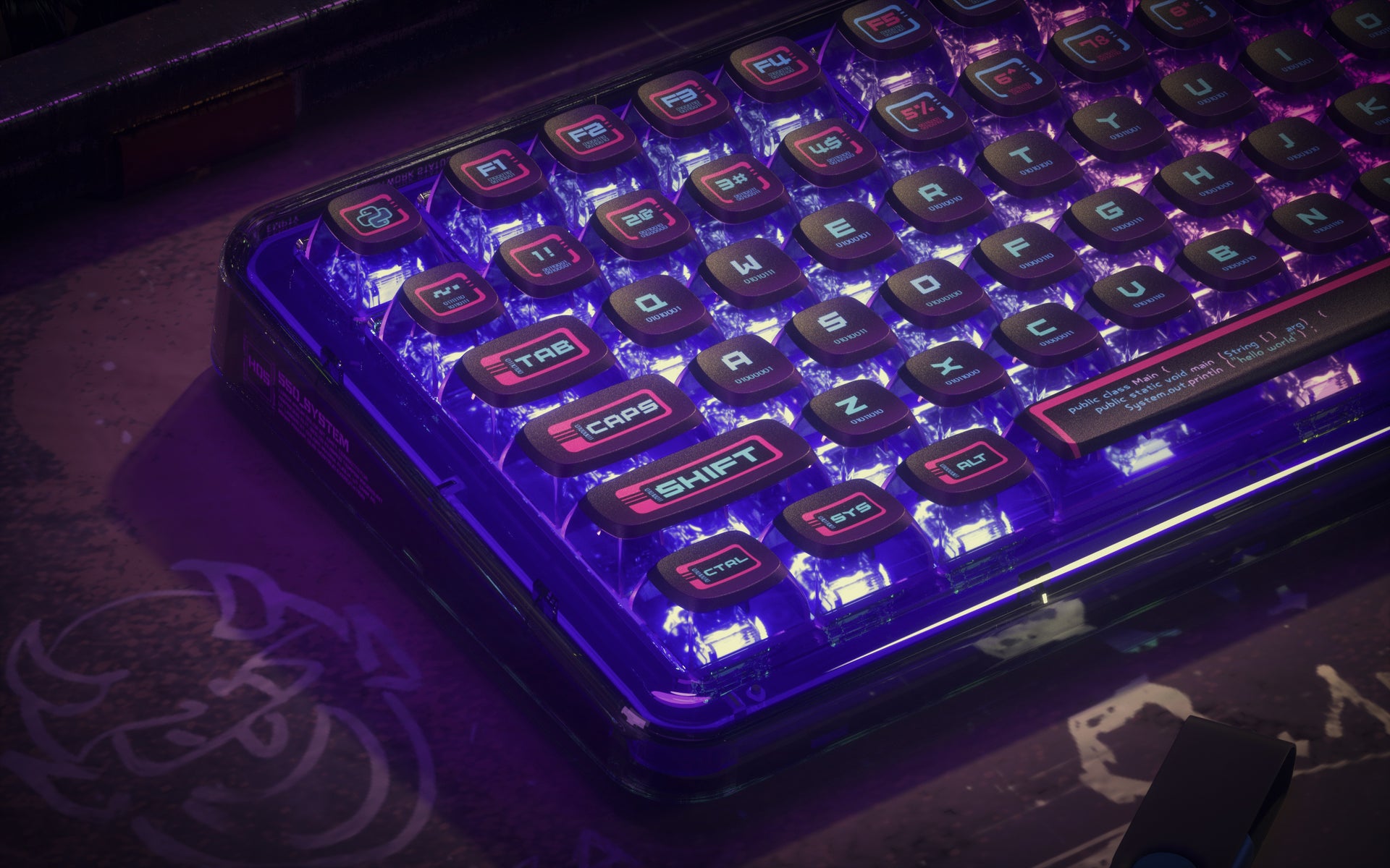 Piifox Cyber Keycaps