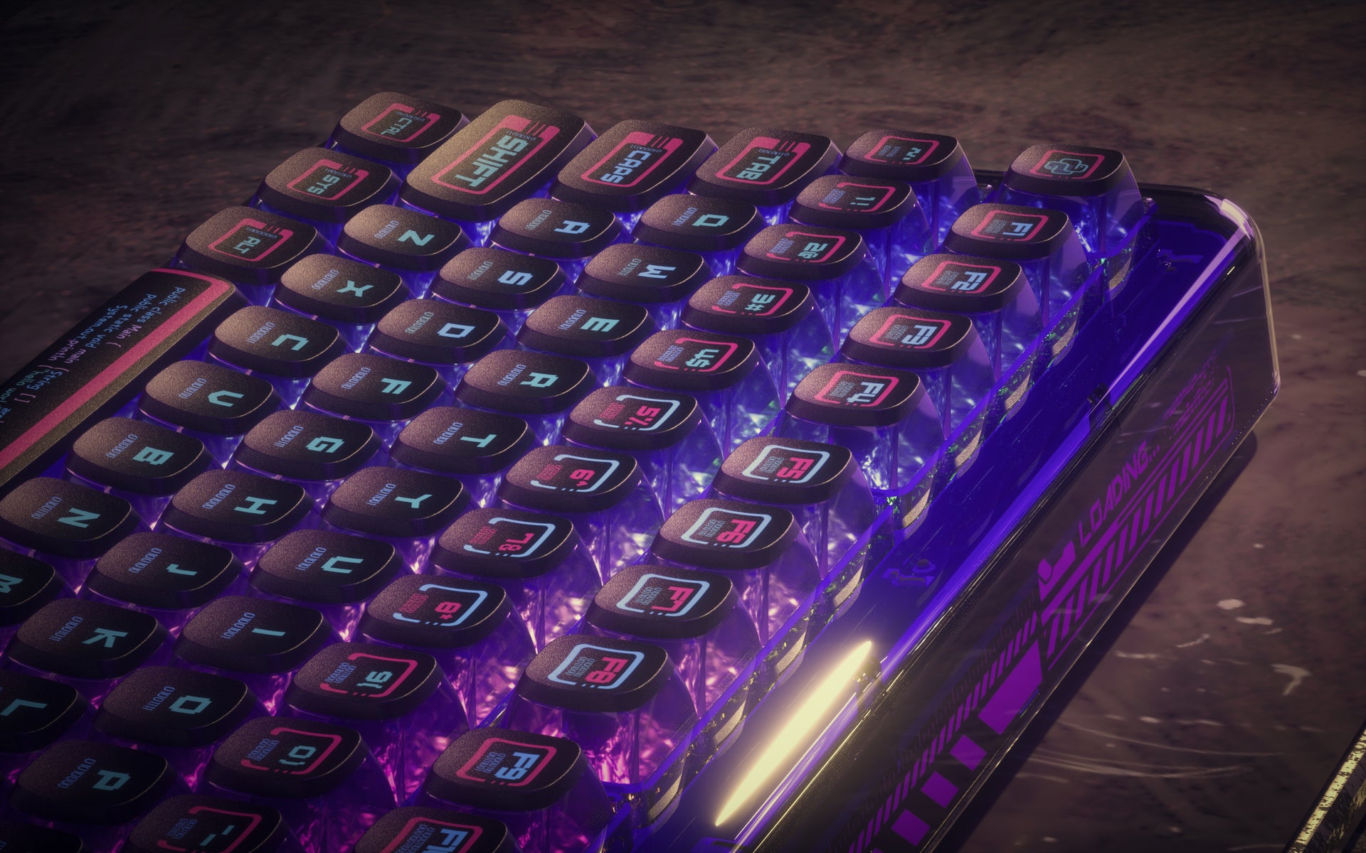 Piifox Cyber Keycaps