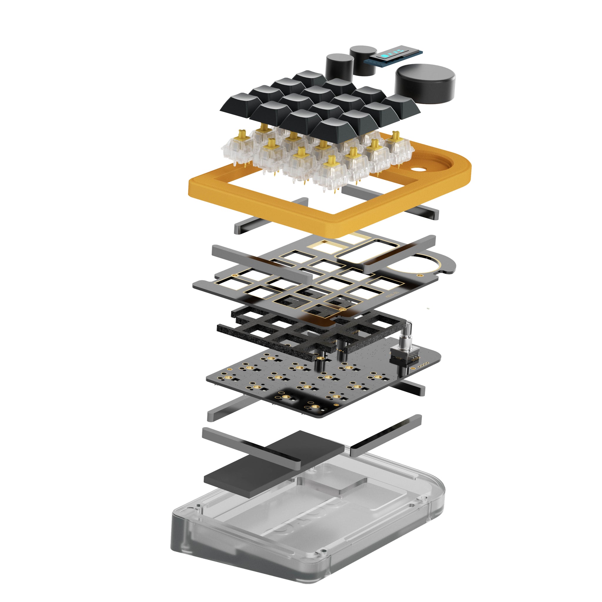 Megalodon Triple Knob Wireless Macro Pad