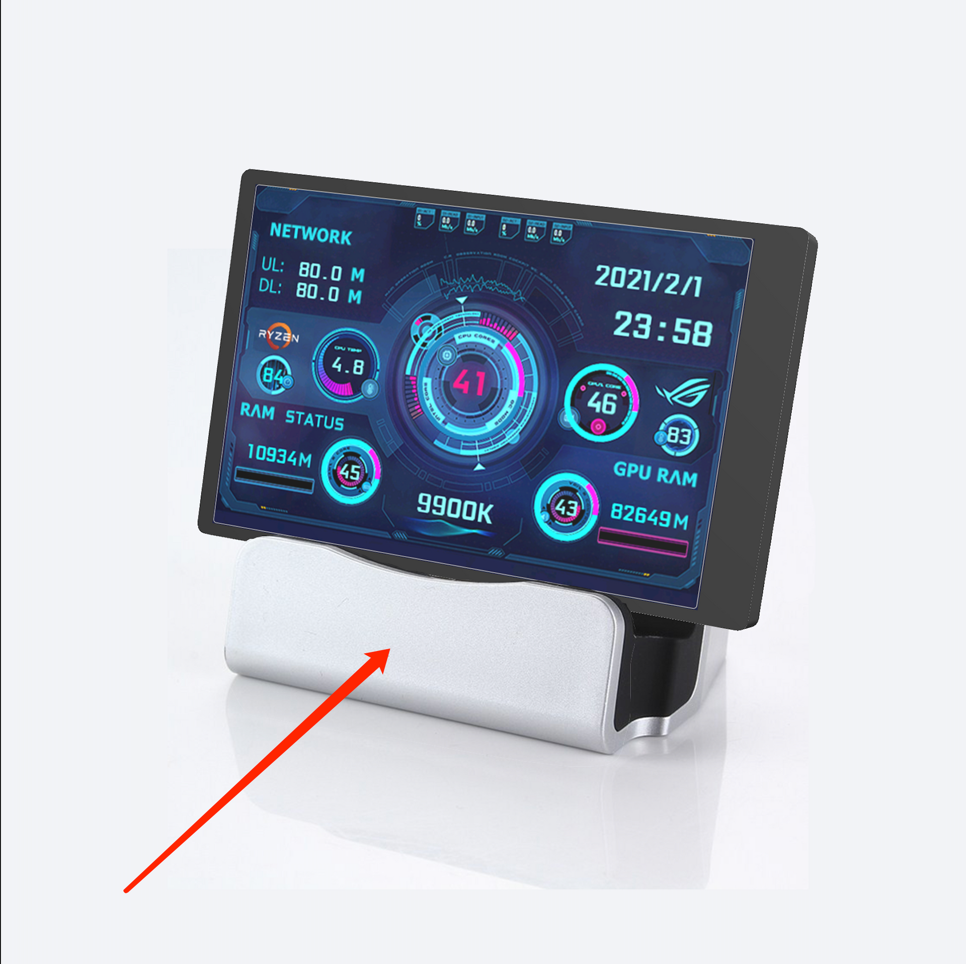KeebMonkey Turing Smart Display™ PC Status Monitor