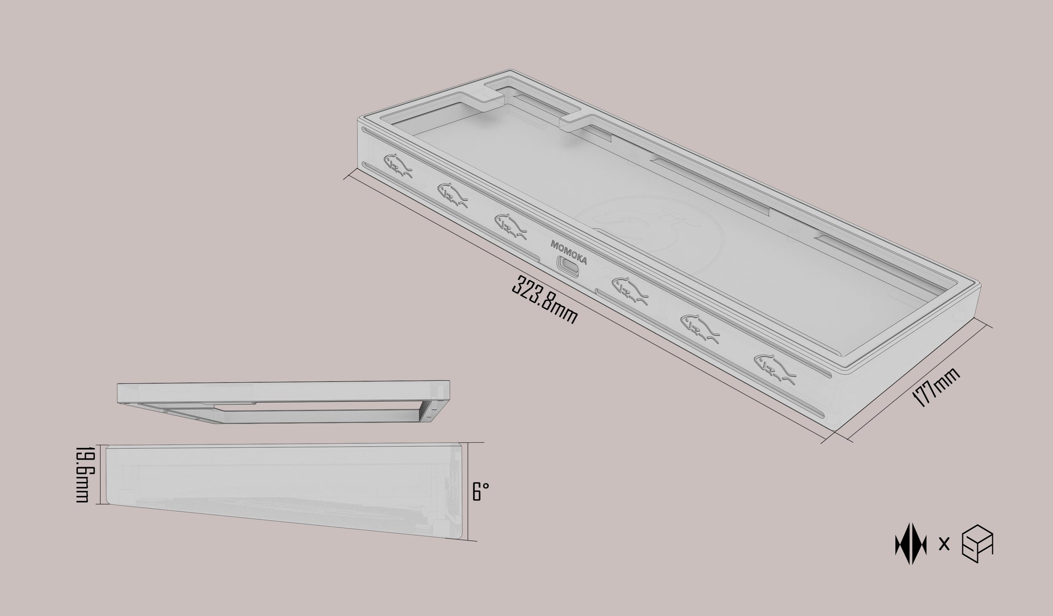 MOMOKA ZOO 65 Keyboard Kit Purple Limited Edition