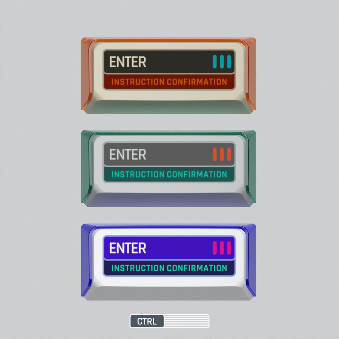 Keytok CTRL Semi-Transparent Keycap Set